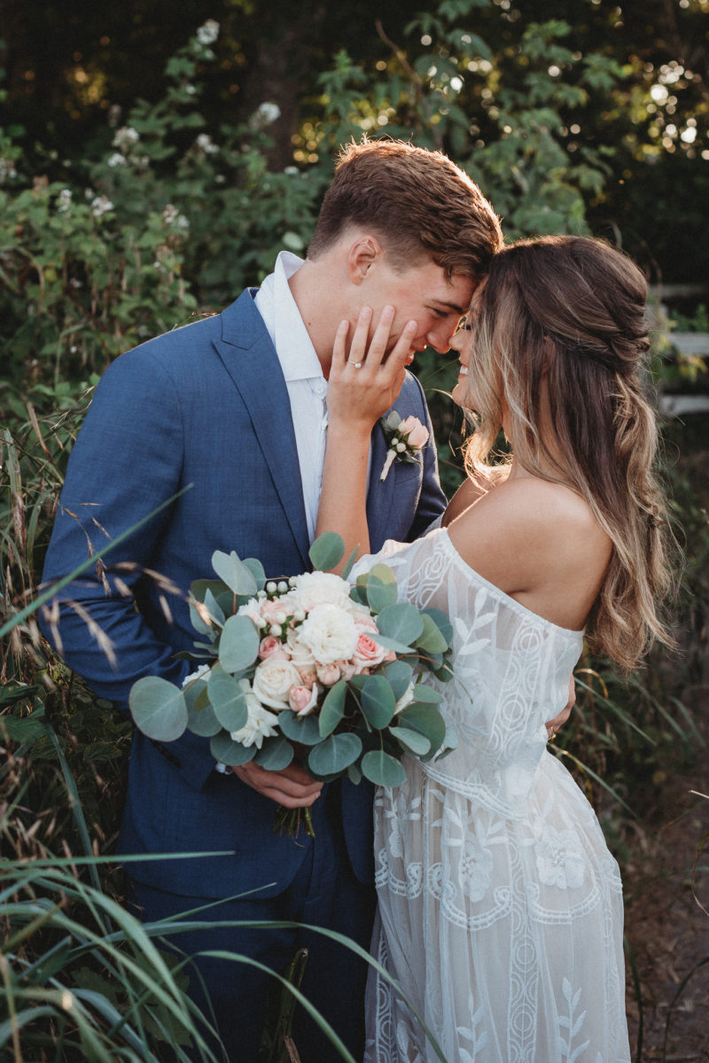 Boho Beach Styled Wedding | Point No Point Beach | Caleo Photography